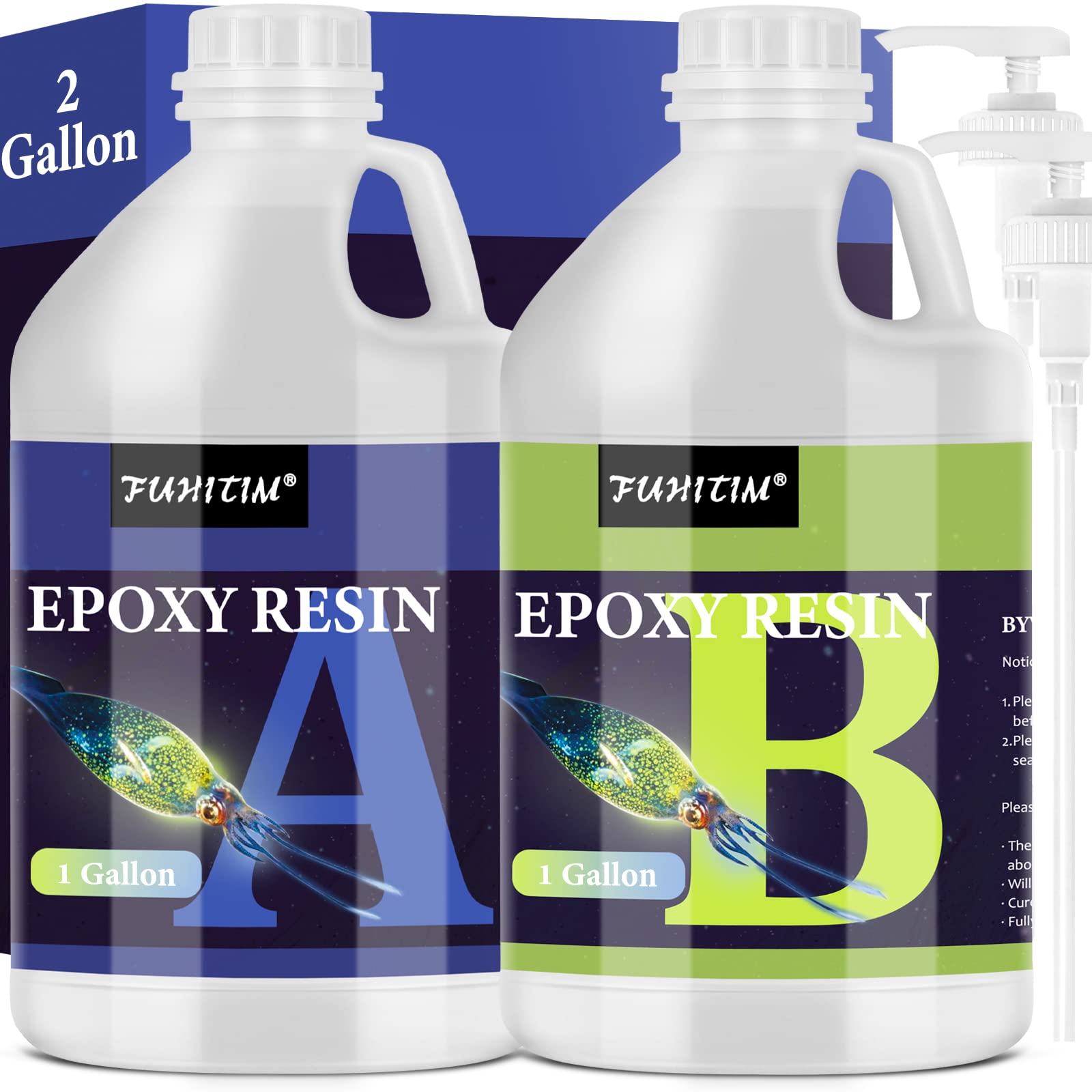 Mua Epoxy Resin 2 Gallon - Crystal Clear Epoxy Resin Kit - Self ...