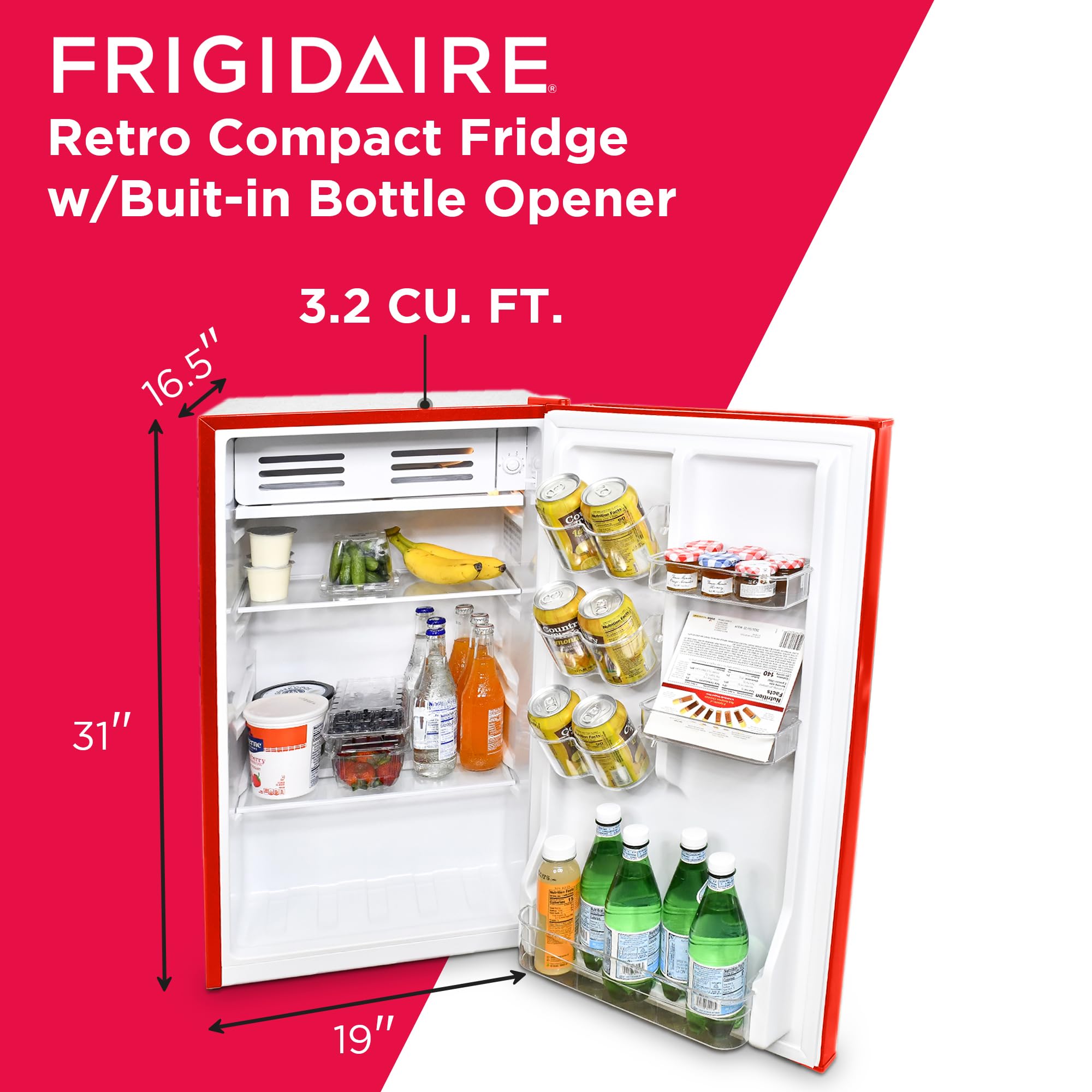 Mua Frigidaire Retro Compact Fridge with Chiller, 3.2 cu ft Countertop ...