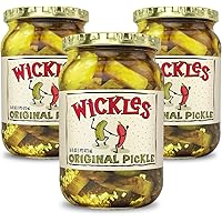 Amazon.com : Wickles Pickles Original Pickles (6 Pack) - Spicy Garlic ...