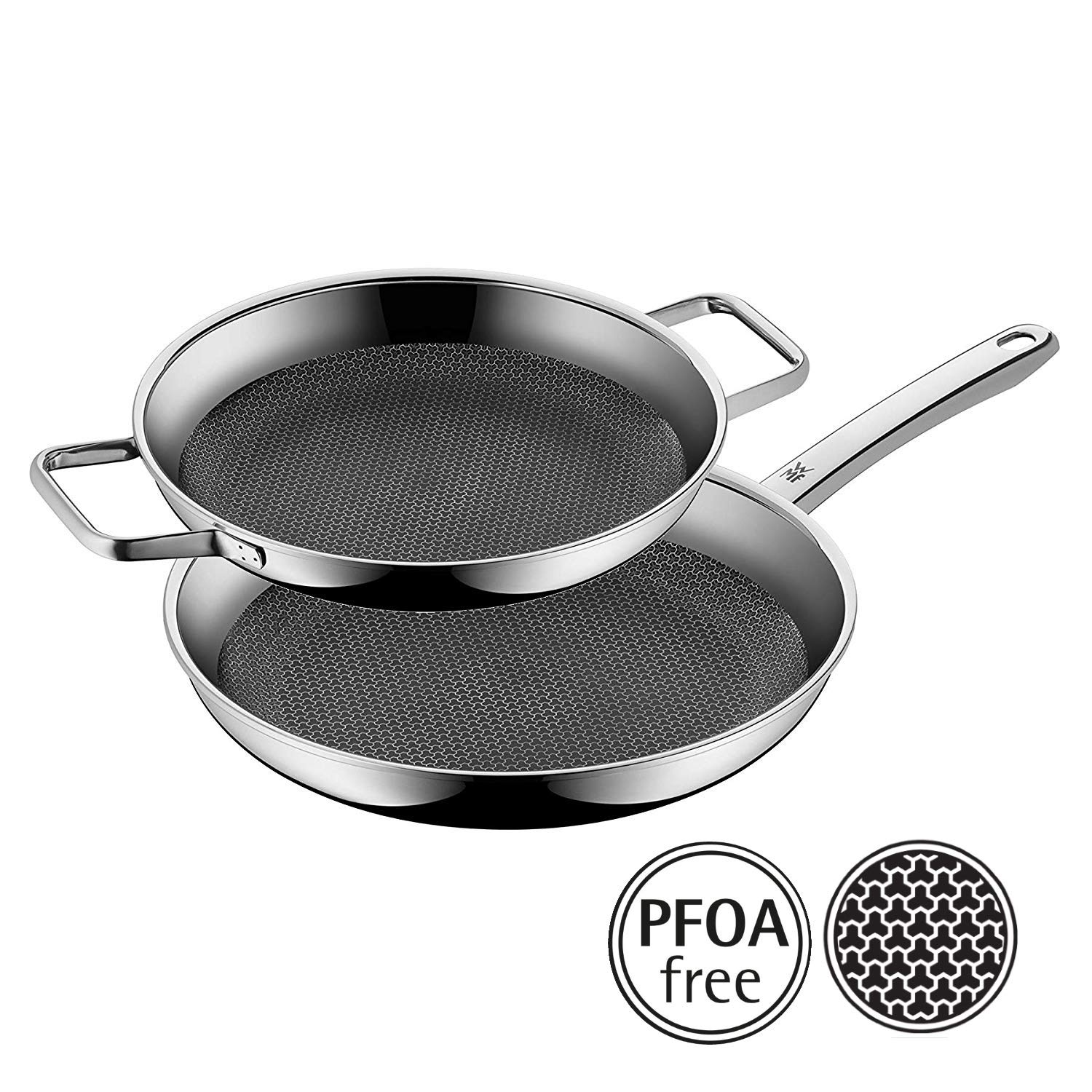 WMF Profi Resist Pfannenset, 2-teilig, Bratpfanne 28 cm + Servier ...