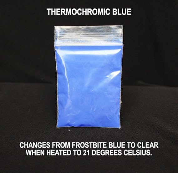 Amazon.com: Blue Thermochromic Pigment - Changes From Blue to White ...