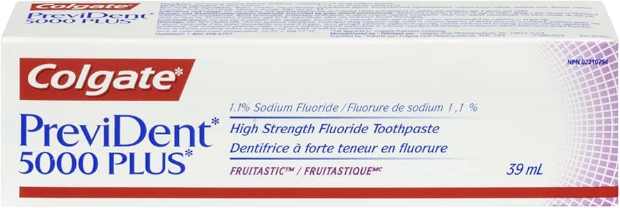 Colgate PreviDent5000 PLUS Toothpaste, 39 mL: Amazon.ca: Beauty