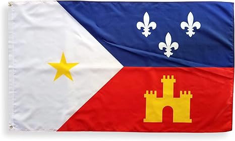 Amazon.com : High Supply 3x5 Foot Acadiana Flag with Two Brass Grommets ...