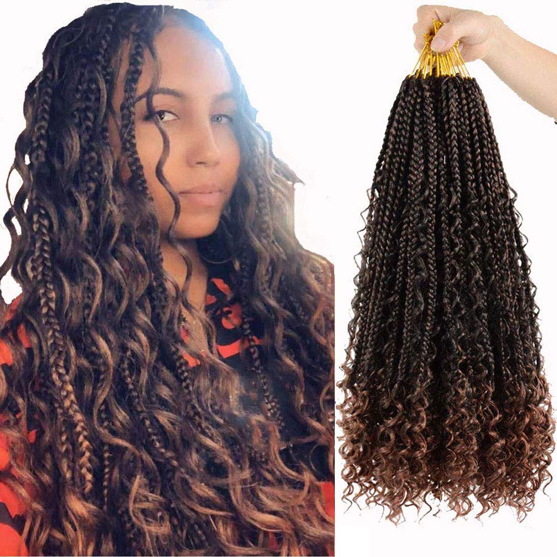 Amazon.com: Mytarku 7 Packs Box Braids Crochet Hair 20 inch Box Braids ...