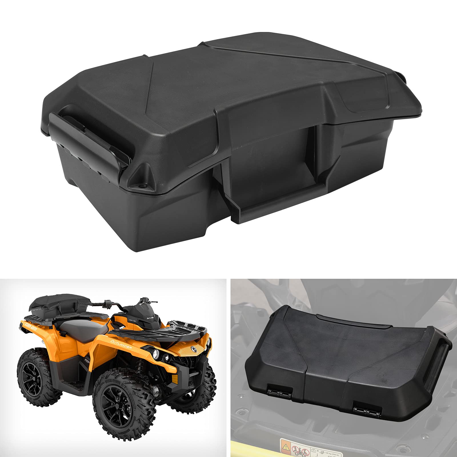Mua A & UTV PRO ATV Outlander Seat Rack Storage Cargo Box, 2 GAL (7.5L ...