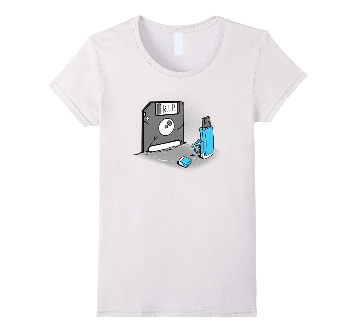 Funny RIP Floppy Disk & USB Shirt-4LVS – 4loveshirt