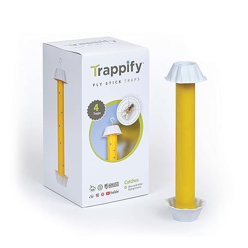 Trappify Hanging Fly Traps Outdoor: Fruit Fly Traps for Indoors | Fly ...