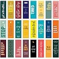 Snarky Bookmarks / 2" x 6" Hilarious Paper Bulk Pack Quotemarks / 24 ...