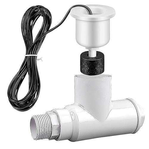 1 Piece Float Switch HVAC, SS1 Safe T Switch, with Adapter and ...