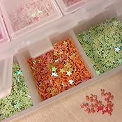 Amazon.com: Navifoce Colorful Mini Spangles Craft Supplies Diy Drawing ...
