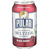 Amazon.com: Polar Seltzer Water Black Cherry, 12 fl oz cans, 18 pack