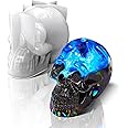Amazon.com: Silicone Skull Mold for Epoxy Resin Casting - 3D Large Skeleton Shape for Candle ...
