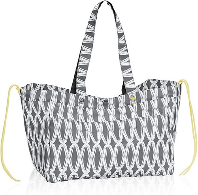 Amazon.com: Thirty One Soft Utility Tote in Charcoal Links - No ...