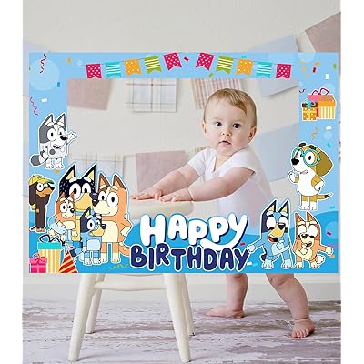 Bluey Birthday Party Supplies - Photobooth Props and Australia | Ubuy