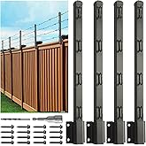 Amazon.com : Epcee Fence Post Extender, 23.5" Fence Barbed Wire Extend ...