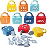 Amazon.com: Kids Learning Locks with Keys, 123 Dots Numbers Matching ...