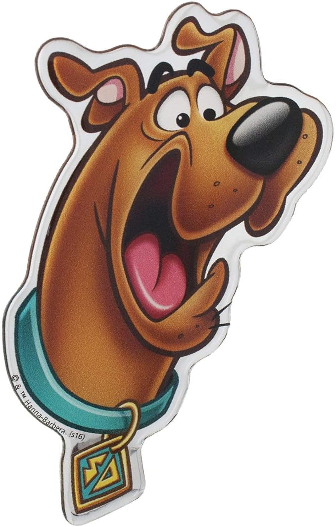 Amazon.com: Fan Emblems Scooby Doo Logo Car Decal Domed/Multicolor ...