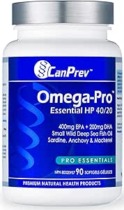 CanPrev Omega-Pro Essential Hp 40/20, 90 Softgels: Amazon.ca: Health ...