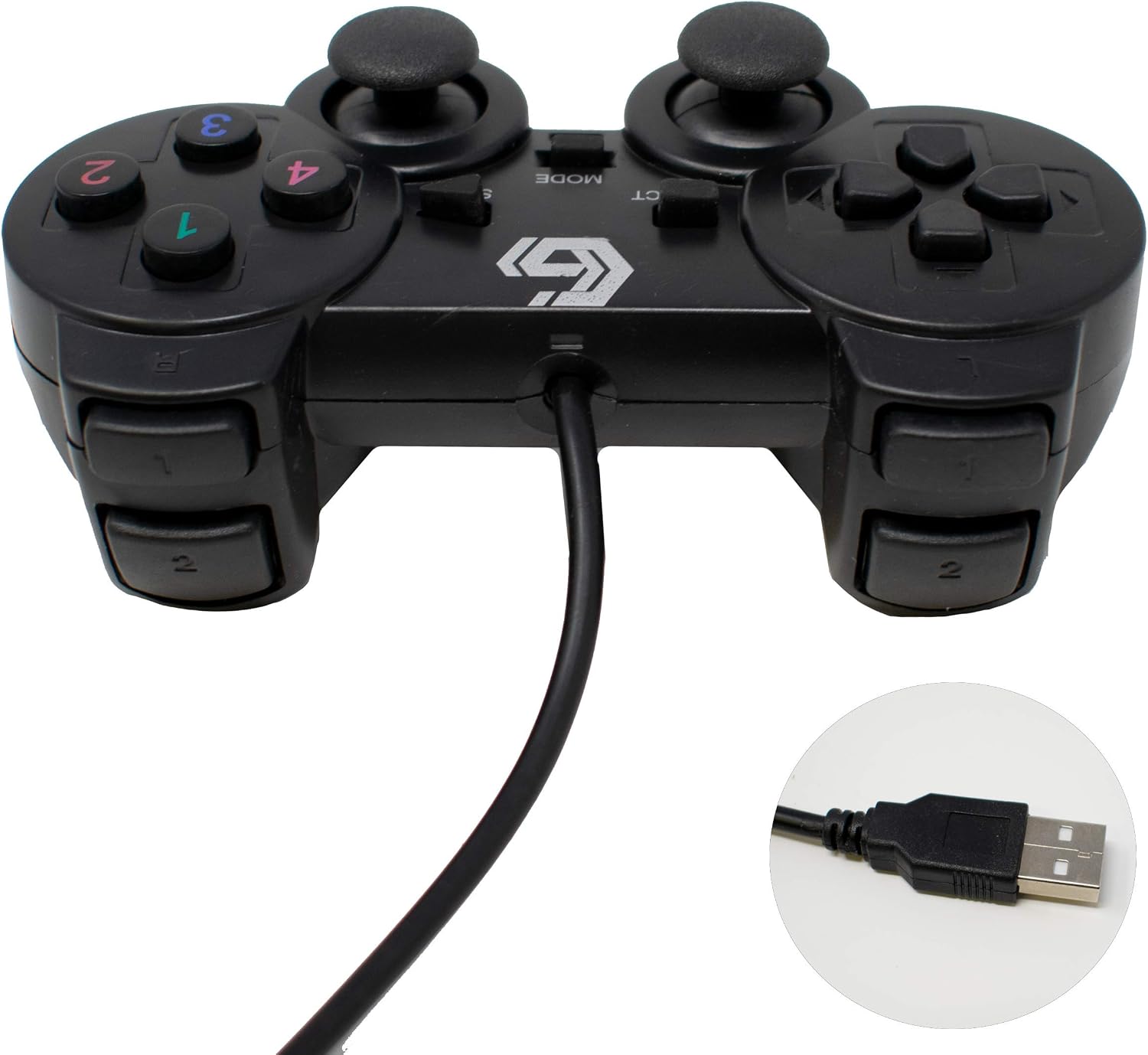 USB Dual Vibration Gamepad | Game Joypad Controller for PC Computer ...