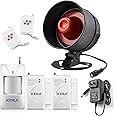 Amazon.com: KERUI Upgraded Home Security System Indoor Outdoor Weather-Proof Siren Window Door ...