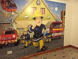 Walltastic Fireman Sam Wallpaper Mural, 8 x 10 ft: Amazon.co.uk ...