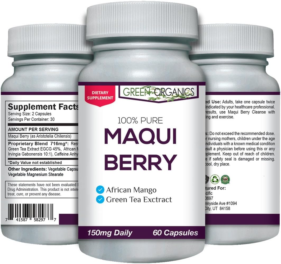 Amazon.com: Maqui Berry Supplement – Potent Superfood High in ...