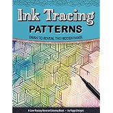 Amazon.com: Ink Tracing Botanicals Reverse Coloring Book: Draw to ...
