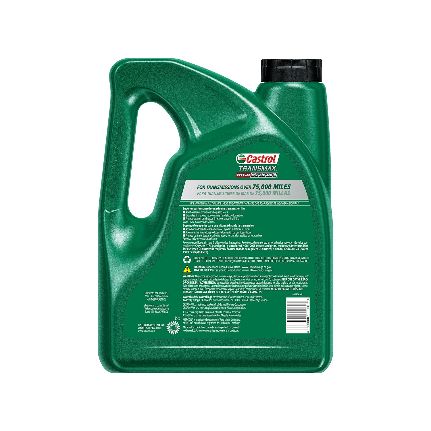 Mua Castrol Transmax High Mileage Automatic Transmission Fluid, 1 ...