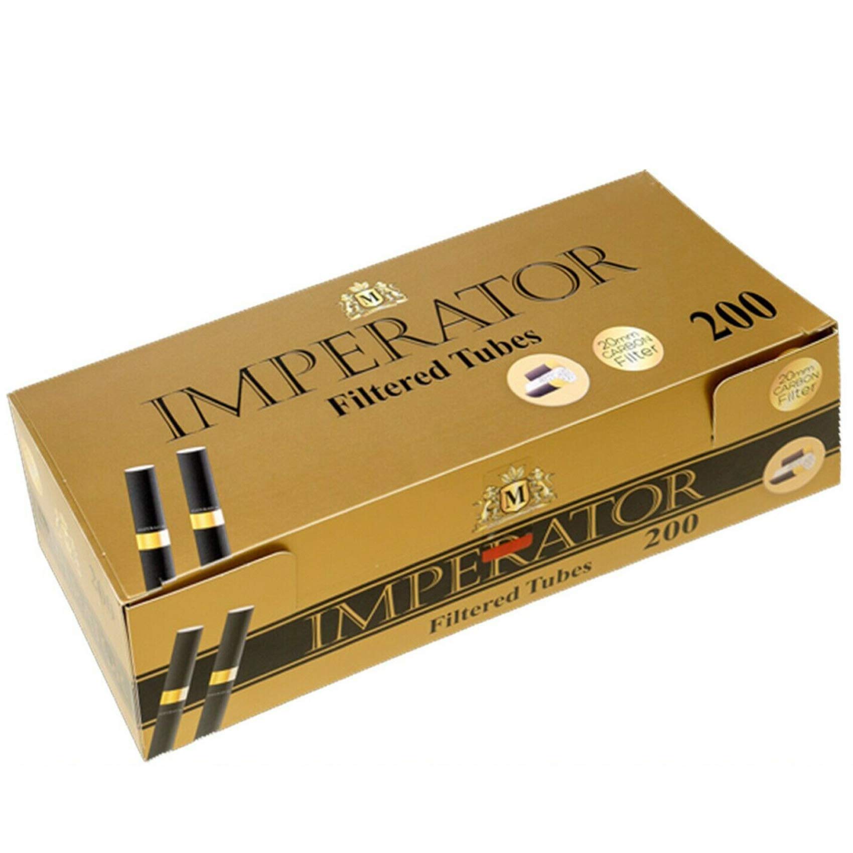 Buy 200-4000 x IMPERATOR GOLD CARBON Filter Empty TUBES Tips PREMIUM ...