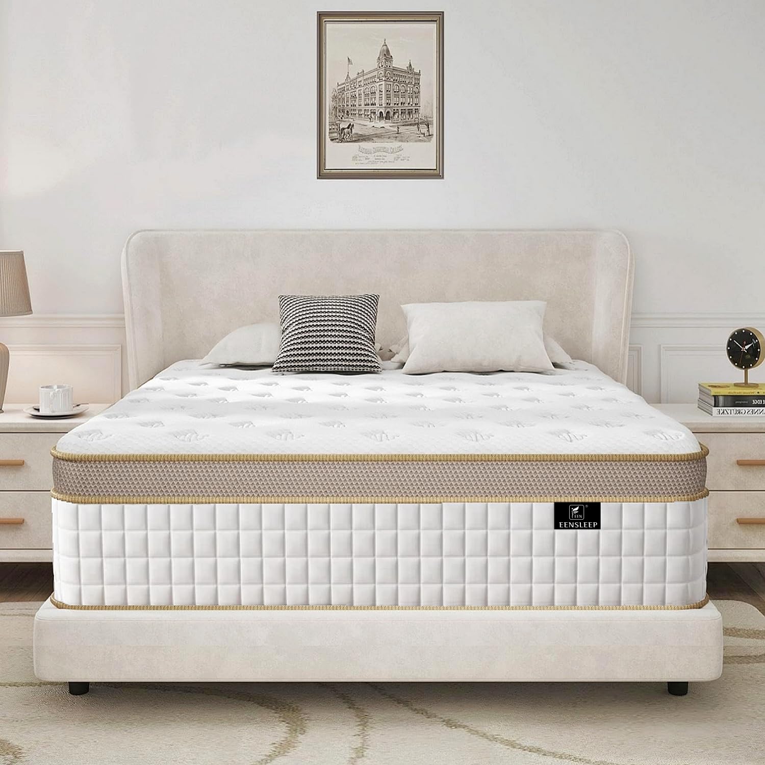 EEN EEN SLEEP Full Size Mattress - Upgrade Strengthen Firm 12 Inch ...