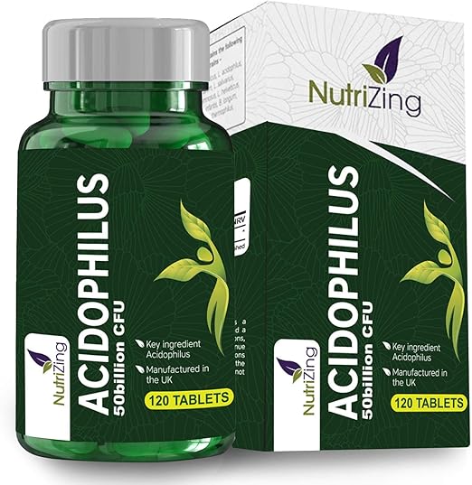 High Strength Lactobacillus Acidophilus 50bn CFU - 120 Probiotic ...