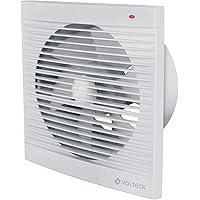 Volteck EXA-8B, Extractor de aire de 8", blanco : Amazon.com.mx ...
