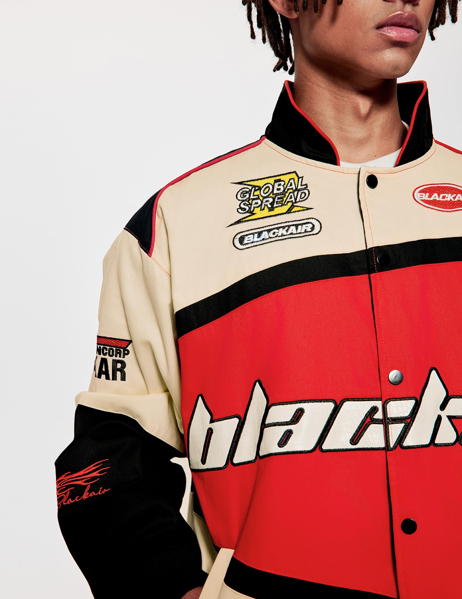 Mua Men's Varsity Jacket Vintage Letter Racer Jacket Oversized Baseball ...