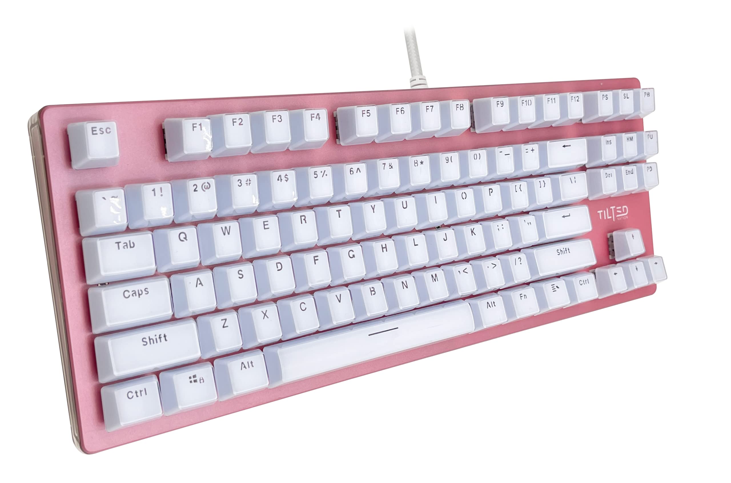 Mua Tilted Nation Pink Mechanical Keyboard TKL - Acrylic Housing ...