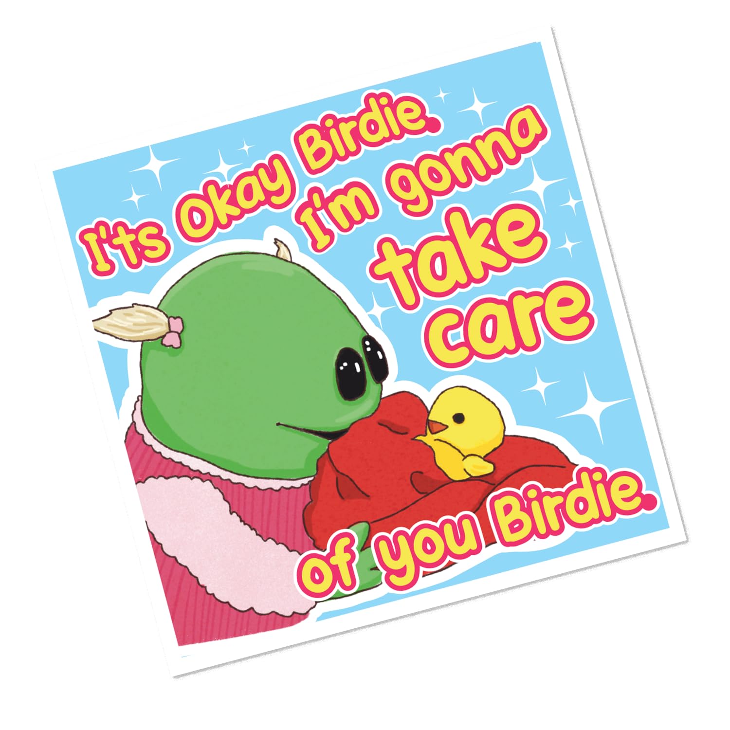 Mua Its Okay Little Birdie, I'll Take Care of You Birdie Square Card ...