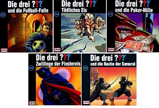 Die Drei ??? (Fragezeichen) - Folge/CD 141-145 im Set - Deutsche ...