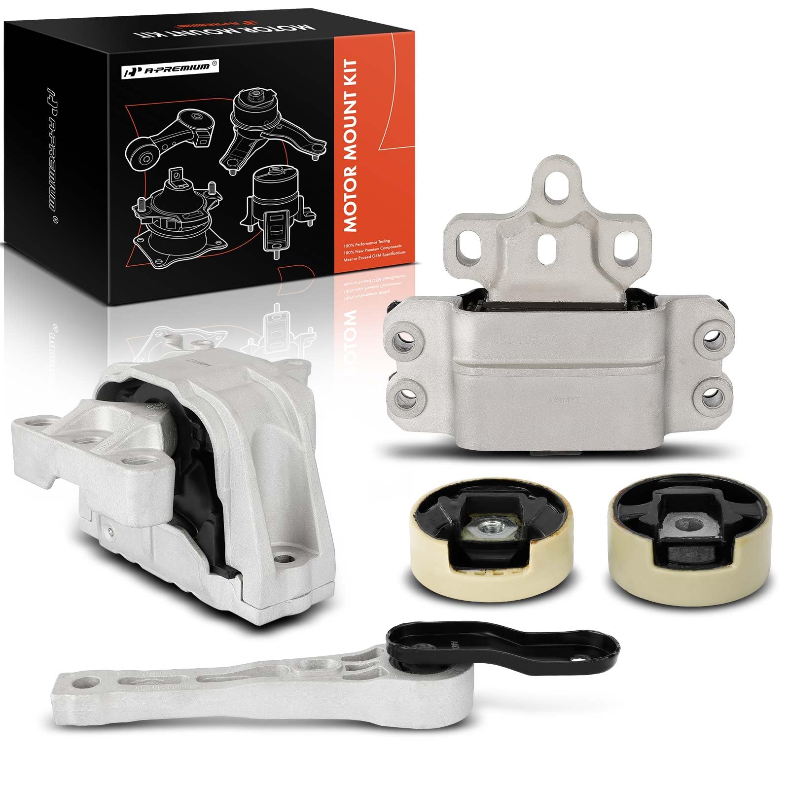 A-Premium 5PCS Engine Motor Mount and Transmission Mount and Torque Strut Mount Kit Compatible ...