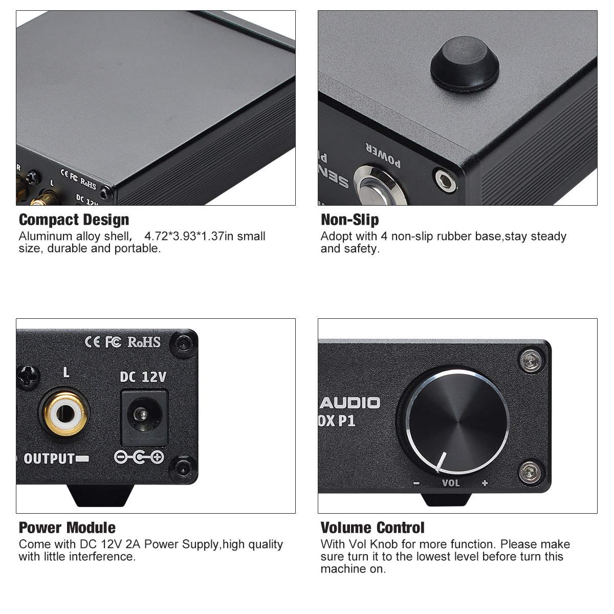 Mua SUCA-AUDIO Phono Turntable Preamp,Mini Phono Preamp Hi-Fi RIAA MM ...