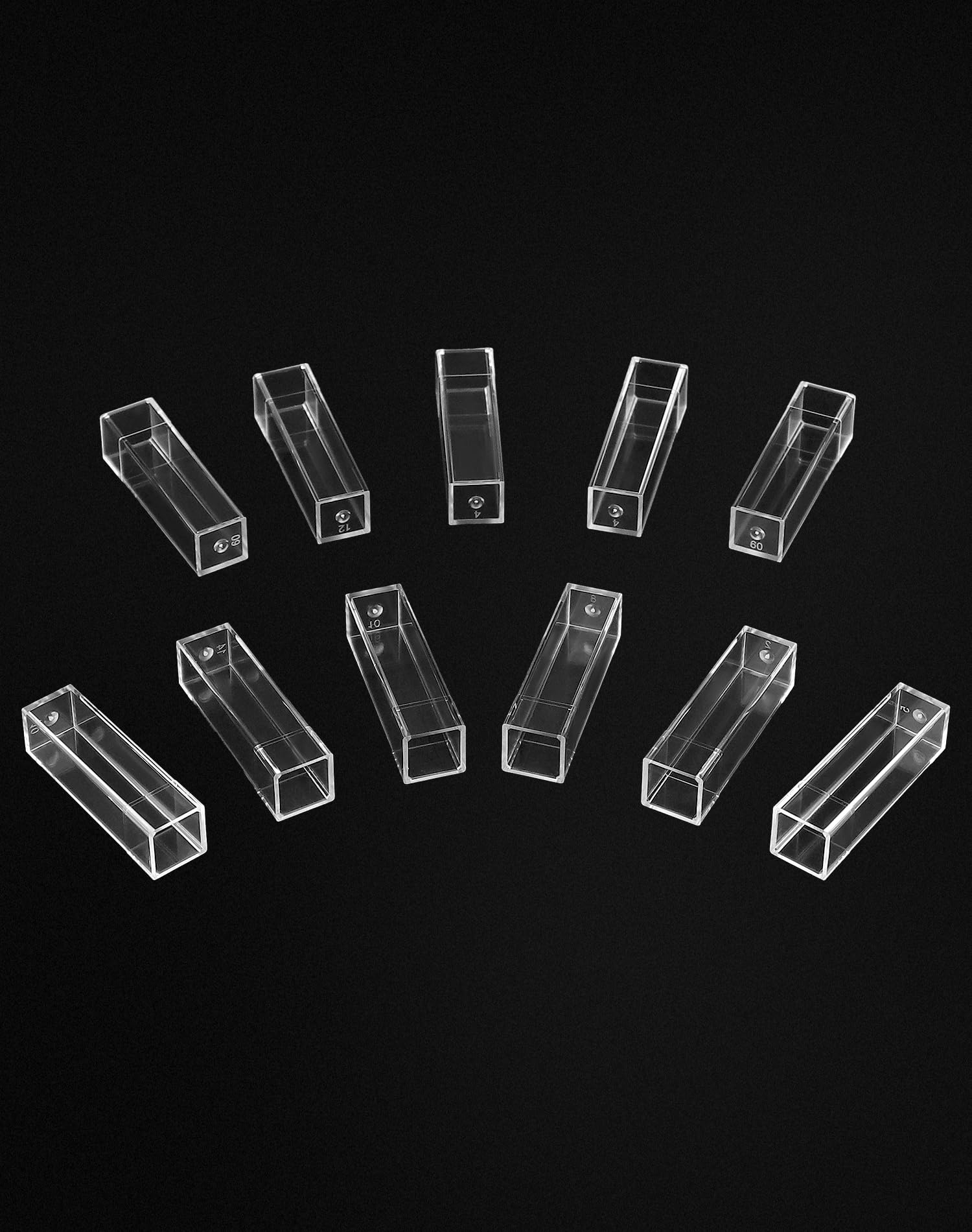 Mua QWORK Polystyrene Disposable Cuvette, 100 Pcs 4.5ml Clear ...