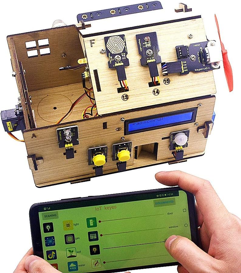 KEYESTUDIO Smart loT Home Kit for Arduino Stem Learning Internet of ...