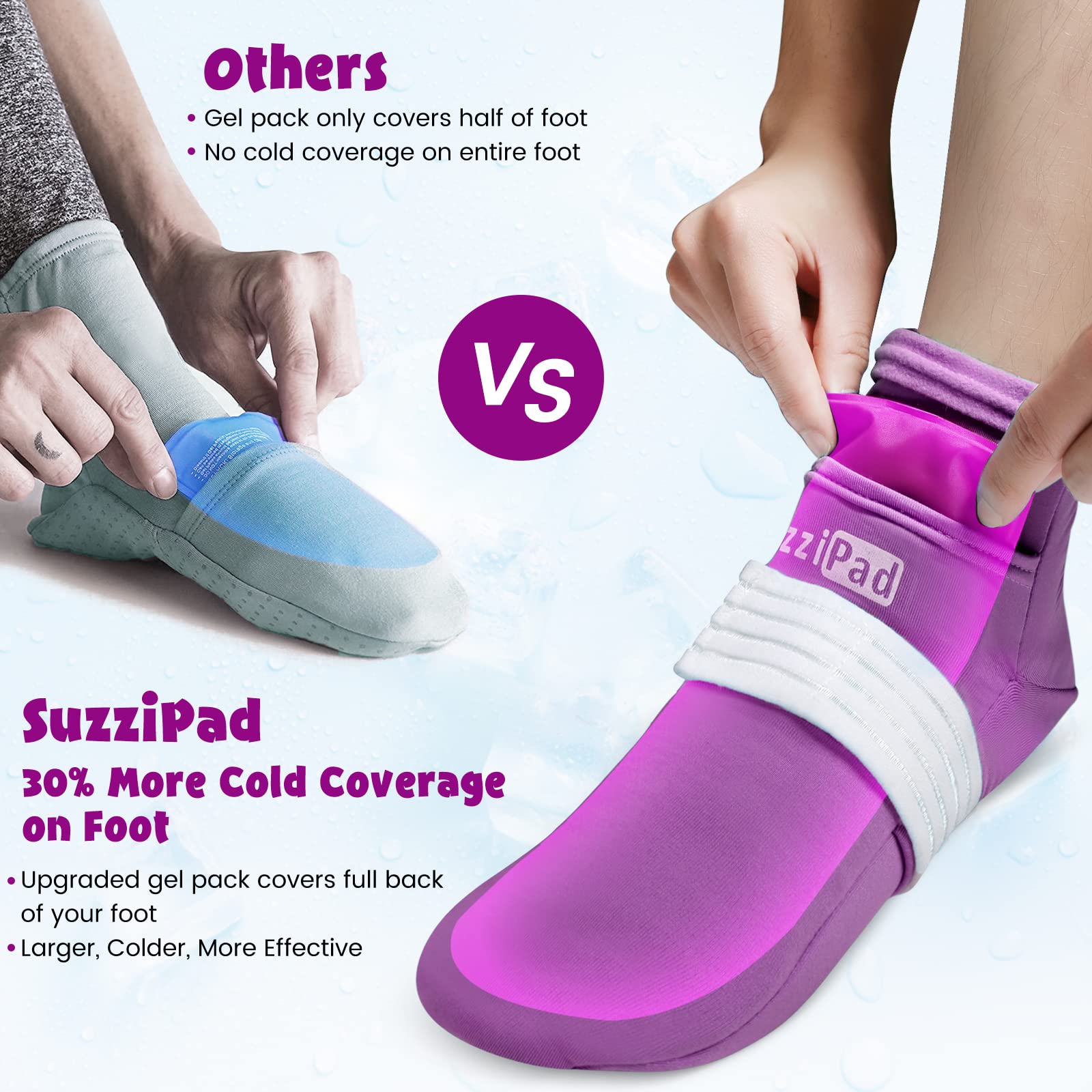 Mua SuzziPad Cold Socks & Hand Ice Pack, Cooling Gloves for ...