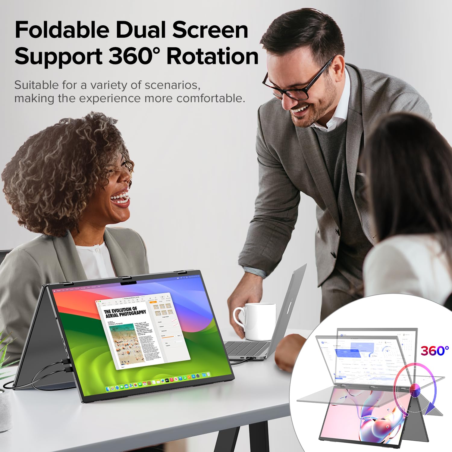 Mua UPERFECT Delta Max 18.5" 100Hz Dual Portable Monitor for Laptop ...