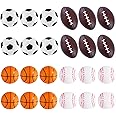 Amazon.com: Super Z Outlet Mini Foam Sports Balls 24 Pack for Kids ...
