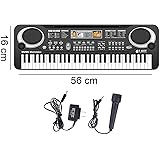 RockJam RJ761 61 Keys Electronic Interactive Teaching Piano Keyboard ...