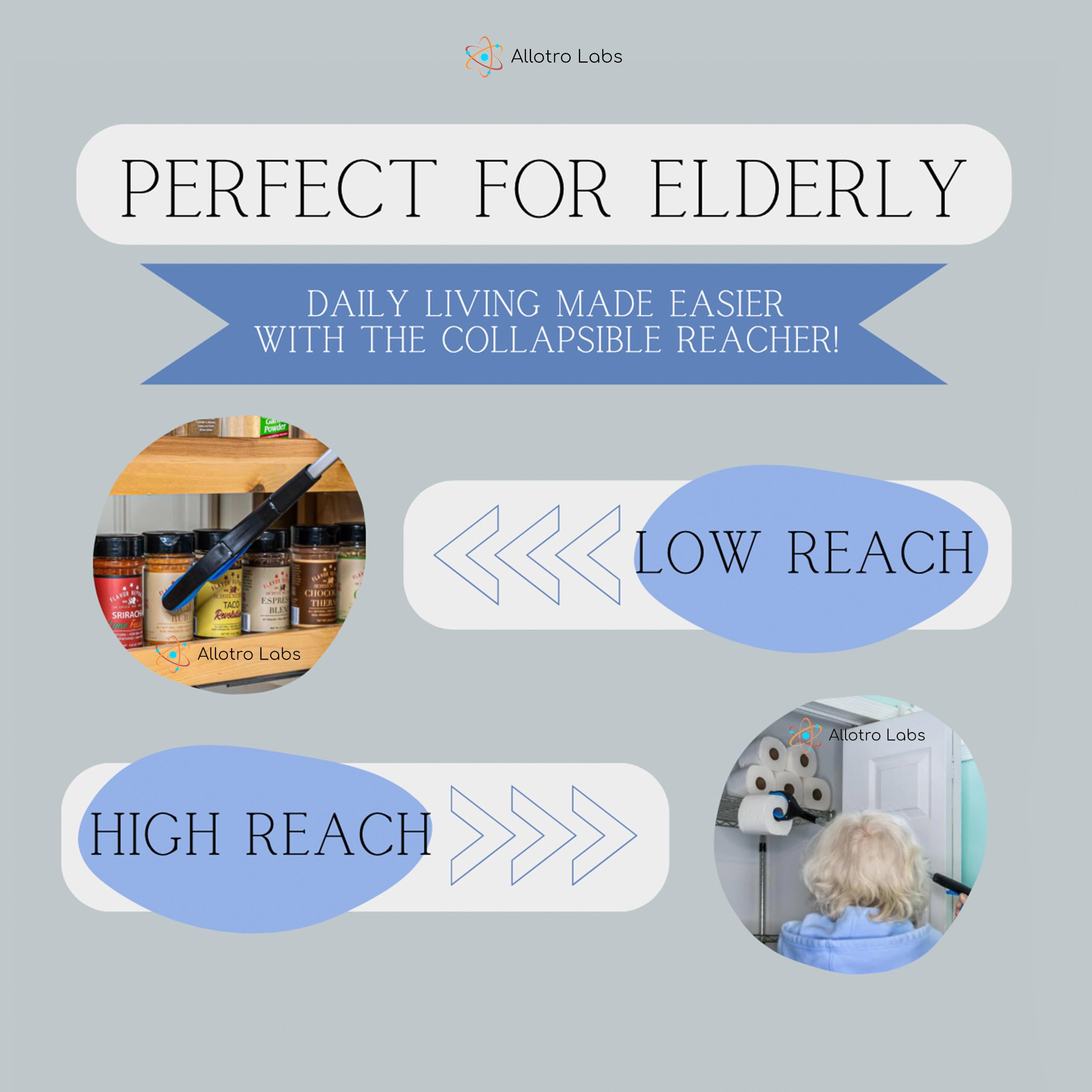 Mua Universal Body 2-Pack 32" Heavy Duty Grabber Reacher Tool, Ideal ...