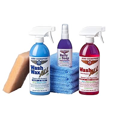 Aero Cosmetics Waterless Aircraft Wash Wax Kit, to Philippines | Ubuy