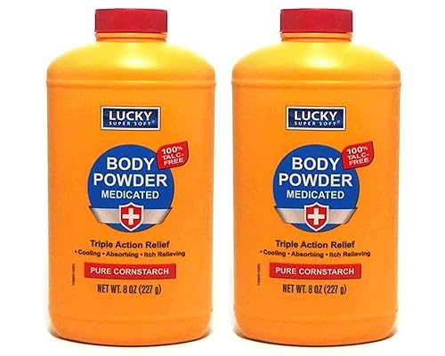 2 pc Body Powder Medicated 8 oz | Triple Action Relief 100% Talc-Free ...