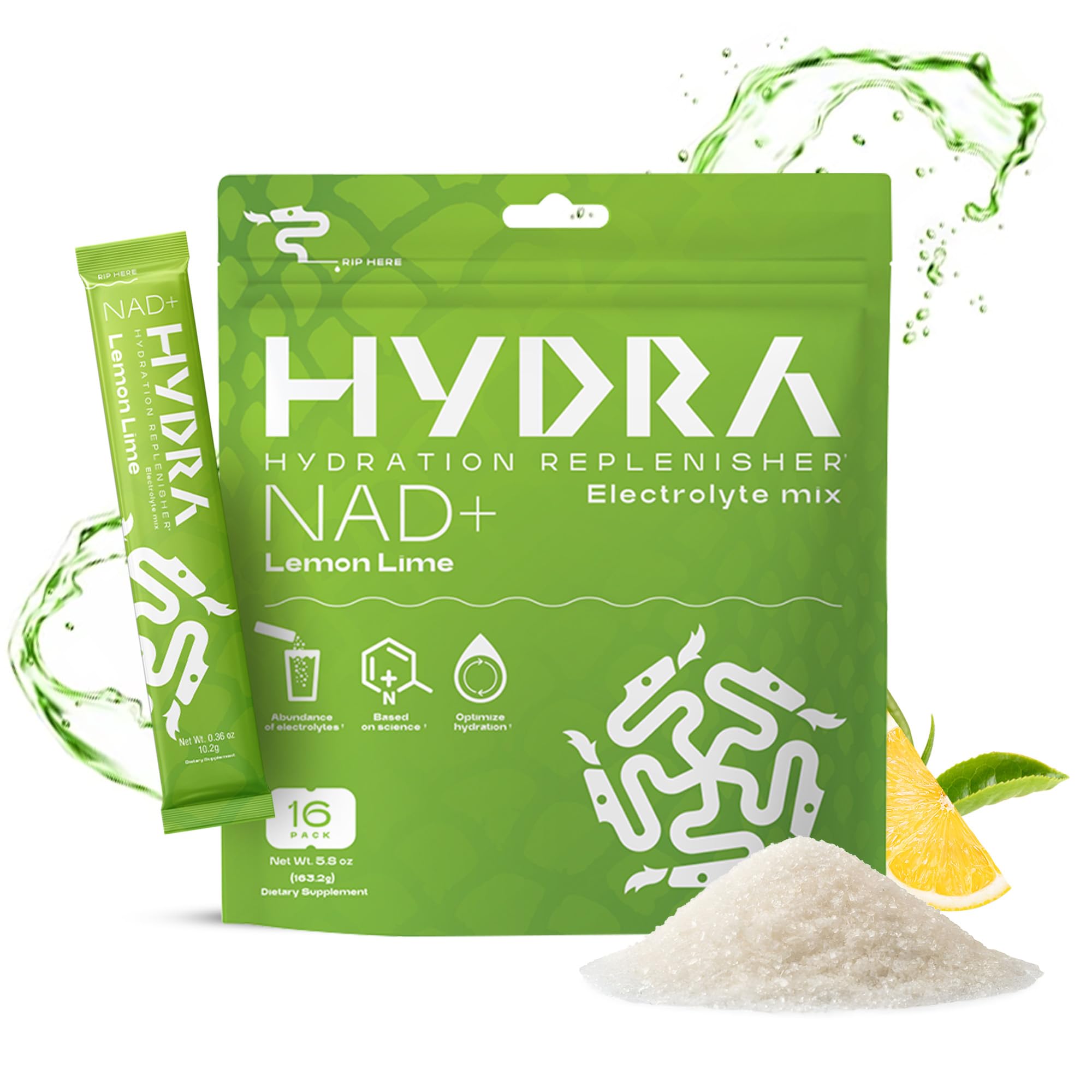 Mua Hydra Powder Nutrients Electrolyte Powder Packets with NAD+, Daily ...