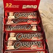 Amazon.com : Carlos V Milk Chocolate Style Bar : Candy And Chocolate ...