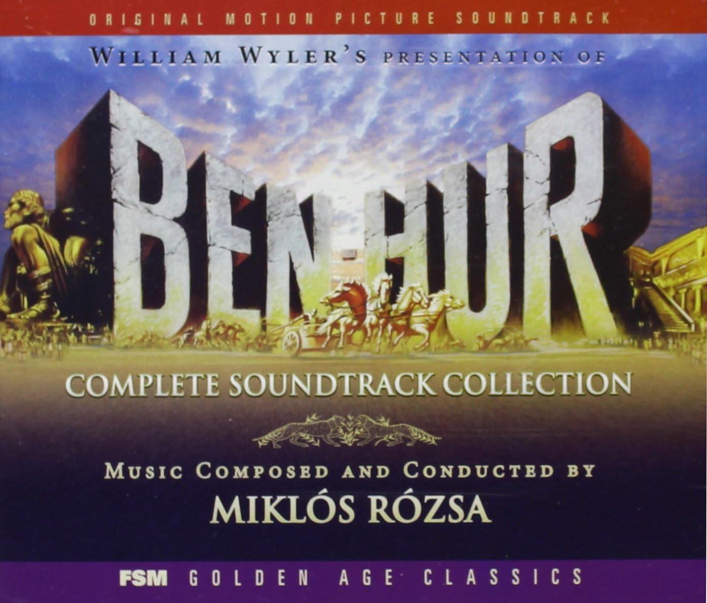 Ben Hur - Complete Soundtrack Collection (OST)(5CD): Amazon.co.uk: CDs & Vinyl